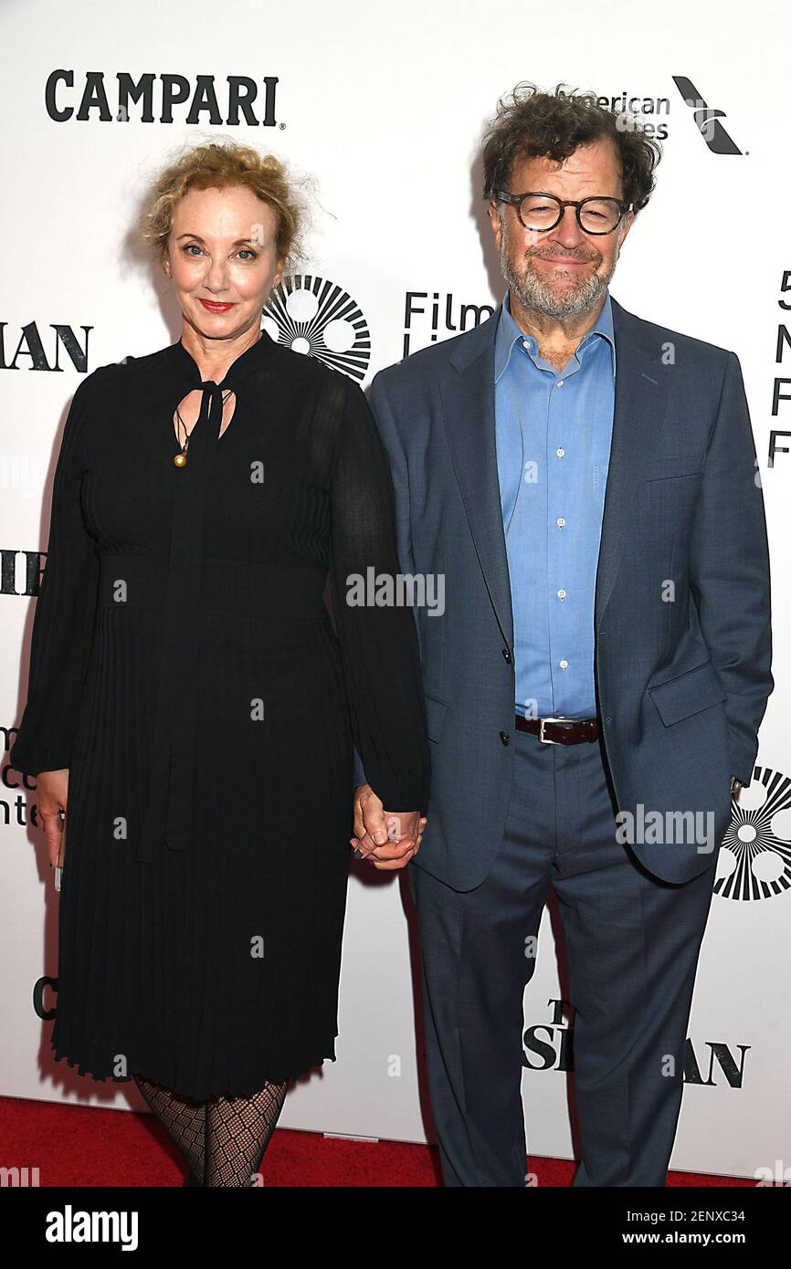 J. Smith-Cameron and husband Kenneth Lonergan attend the New York Film ...