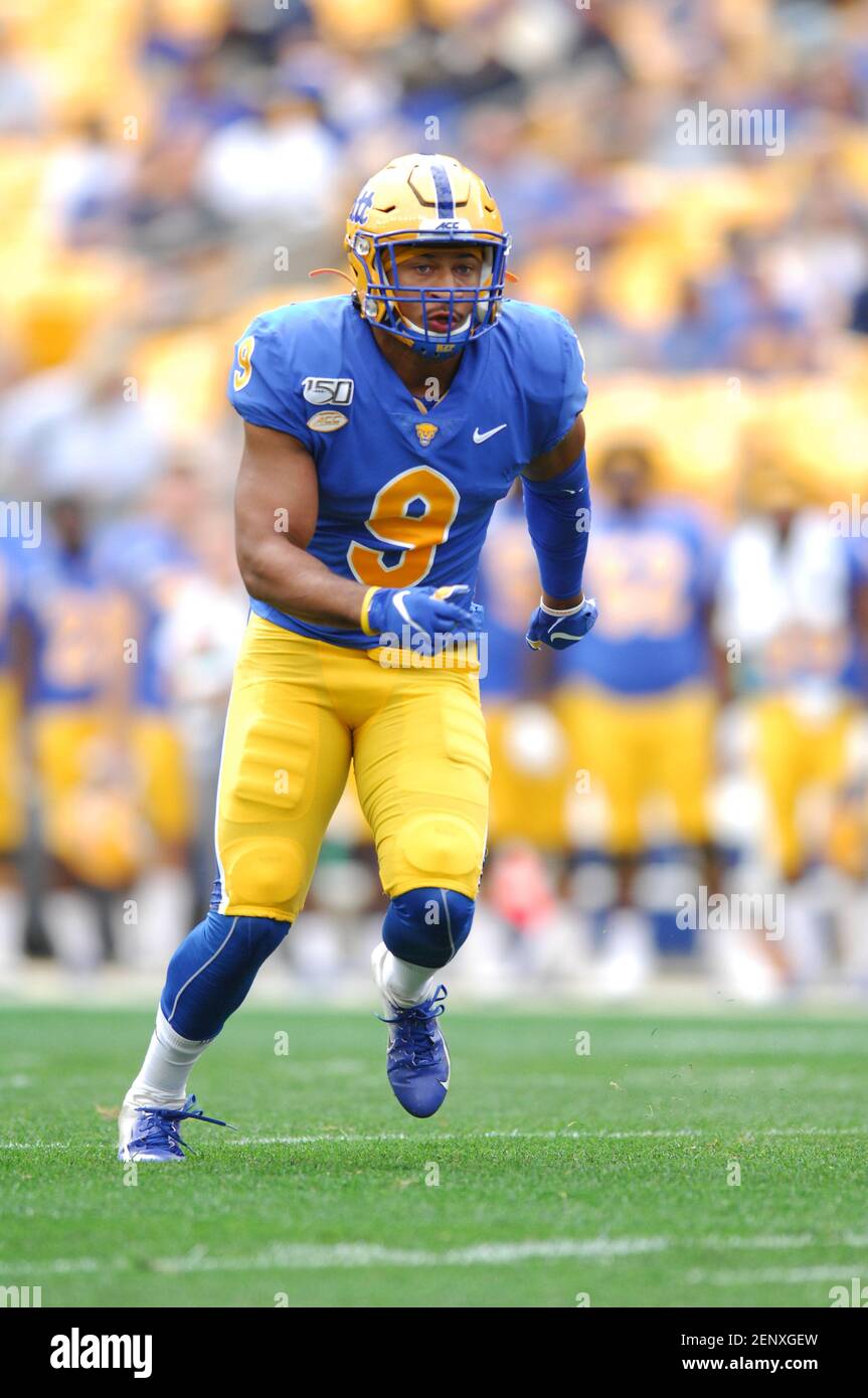 September 28th, 2019: Saleem Brightwell #9 during the Pitt Panthers vs ...