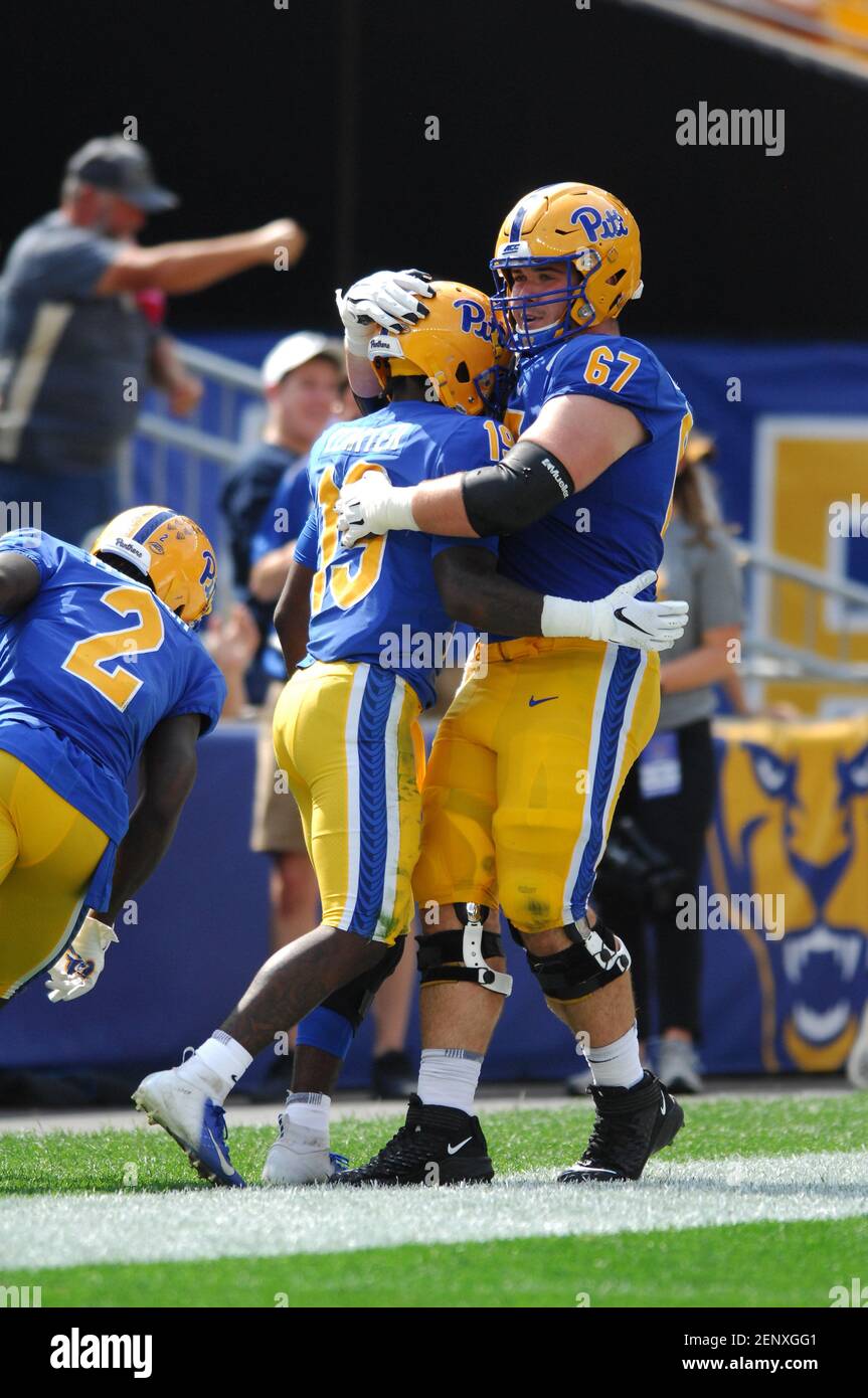 September 28th, 2019: Jimmy Morrissey #67 during the Pitt Panthers vs ...