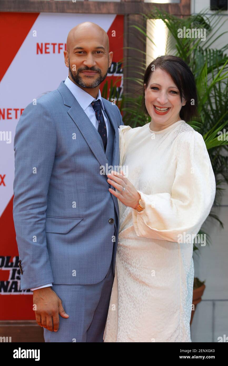 Keegan-Michael Key and Elisa Pugliese at Dolemite Is My Name Los ...
