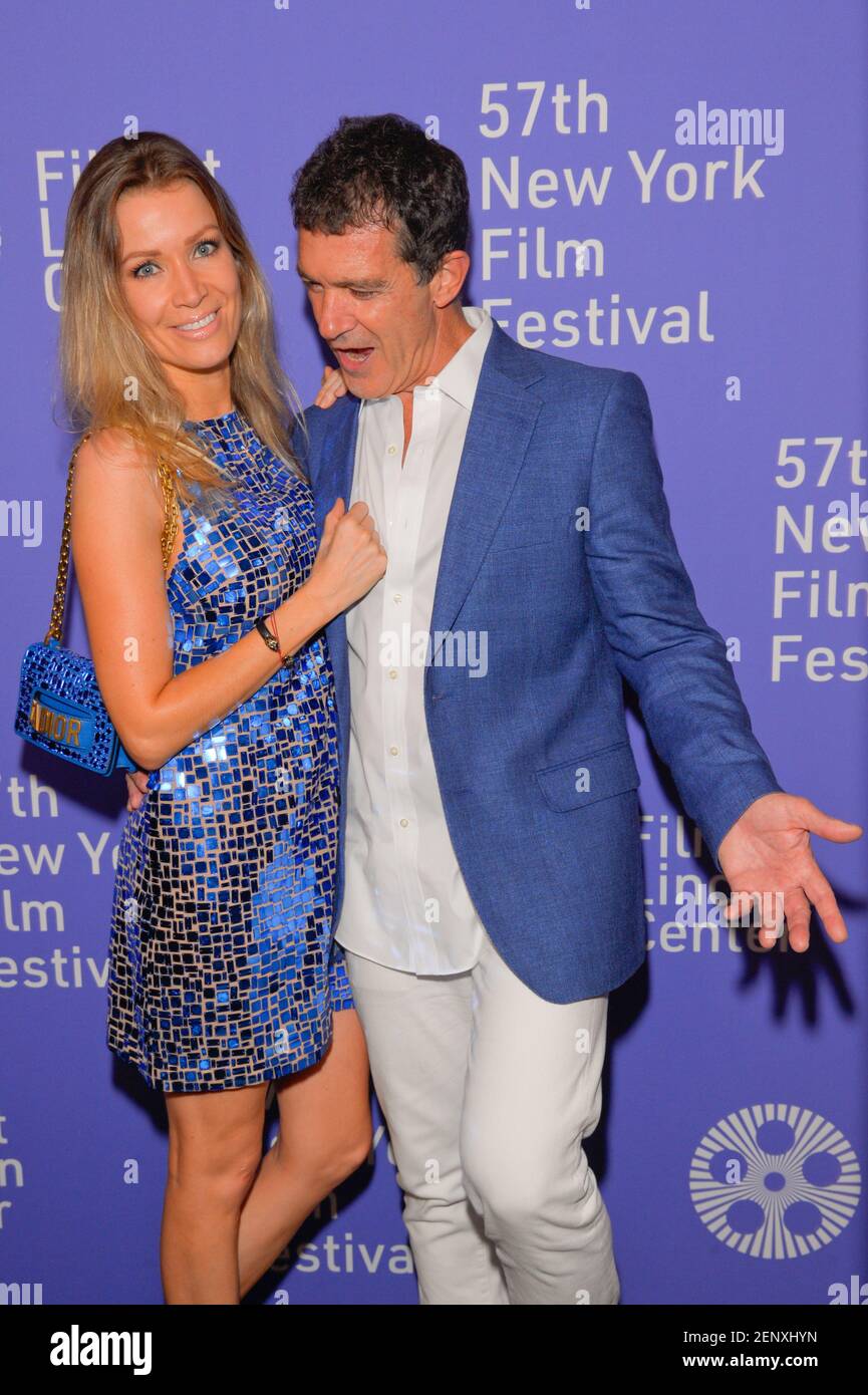 Nicole Kimpel and actor Antonio Banderas attend the Pain And Glory ...