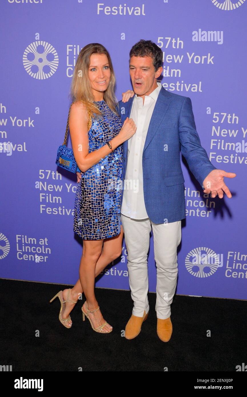 Nicole Kimpel and actor Antonio Banderas attend the Pain And Glory ...