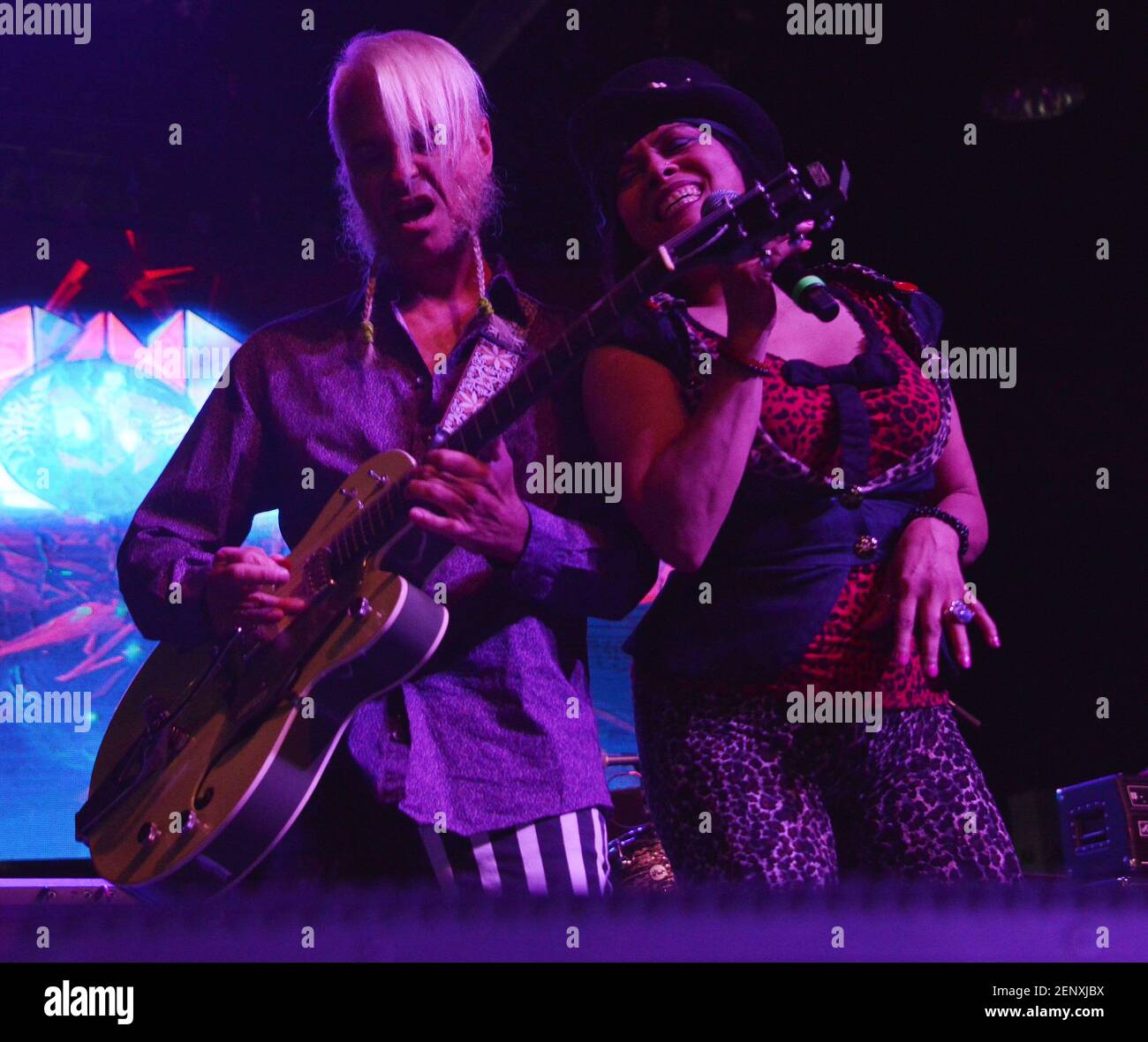 Annabella Lwin at NostalgiaCon - Day 1 held at the Anaheim Convention ...