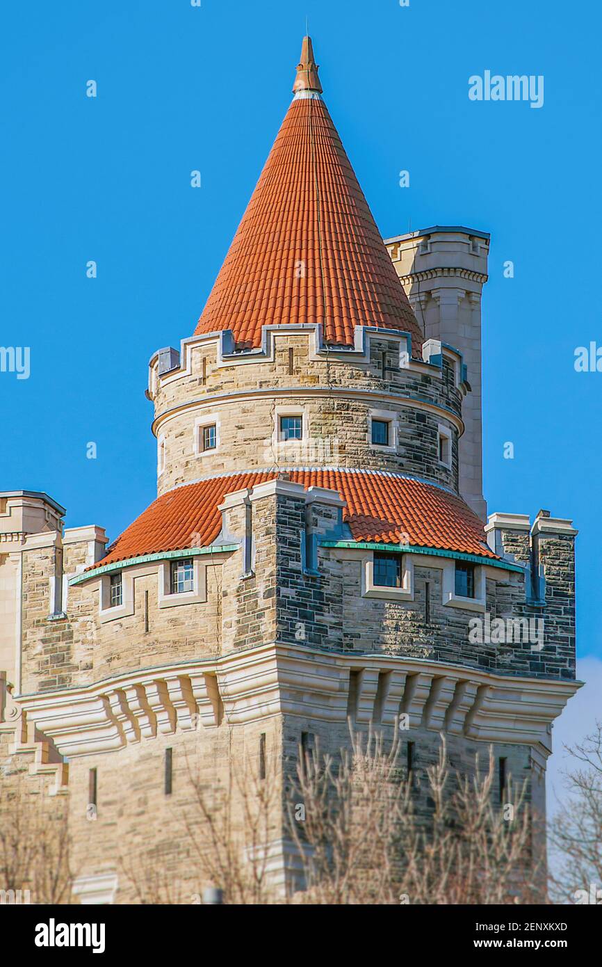 Casa Loma is a Gothic Revival Medieval Castle in Toronto visited by ...