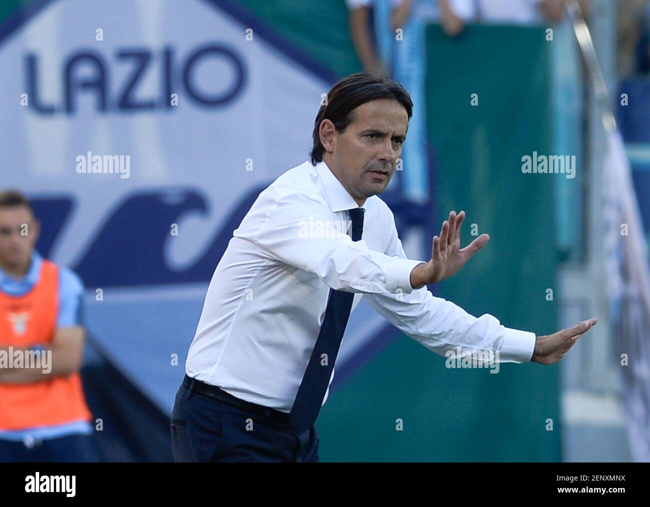 Simone Inzaghi during the Italian Serie A football match between SS ...