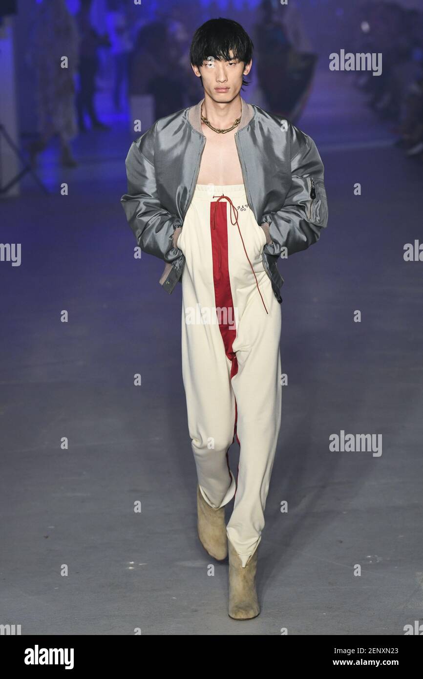 Model walking on the runway during the Vivienne Westwood Ready to Wear ...