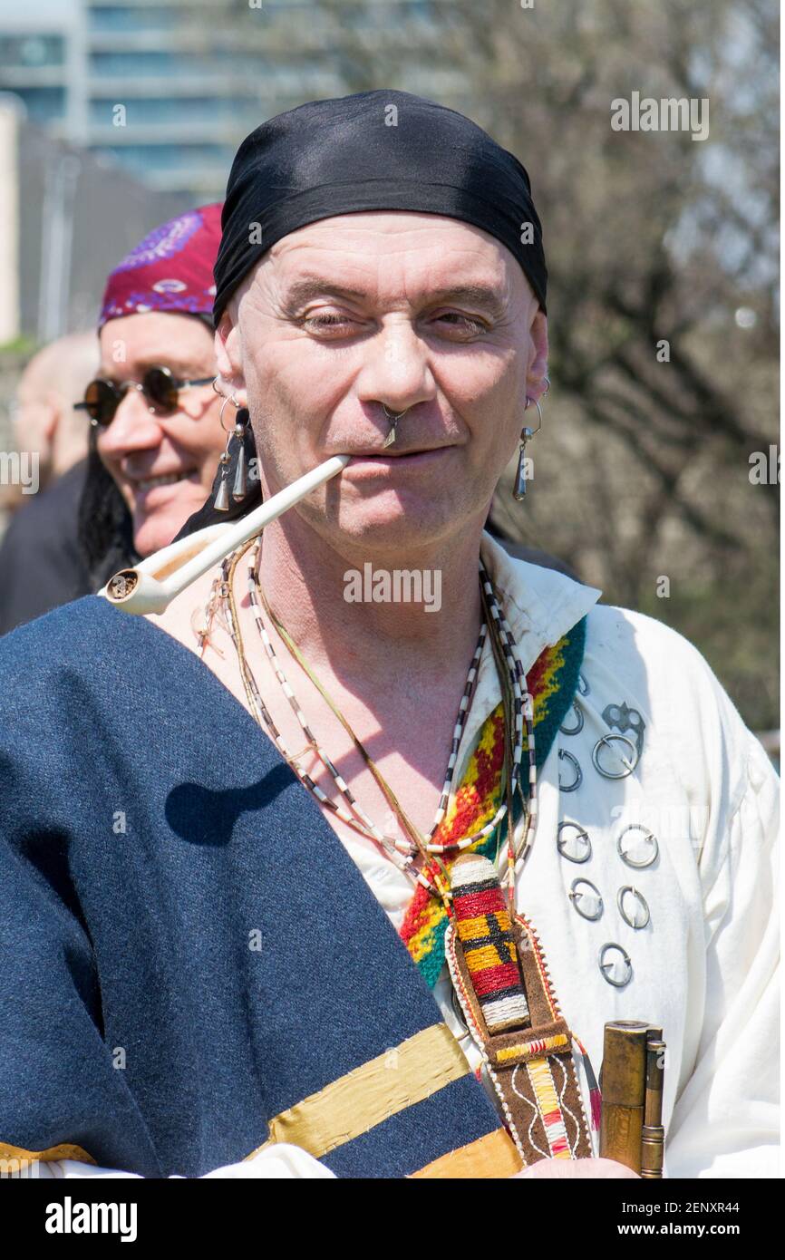 Canadian First Nations Man, Toronto, Canada Stock Photo - Alamy