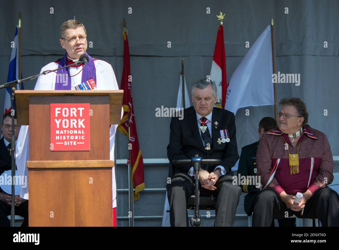 Karl McLean, Canadian Army Chaplain, Personalities partake in the ...