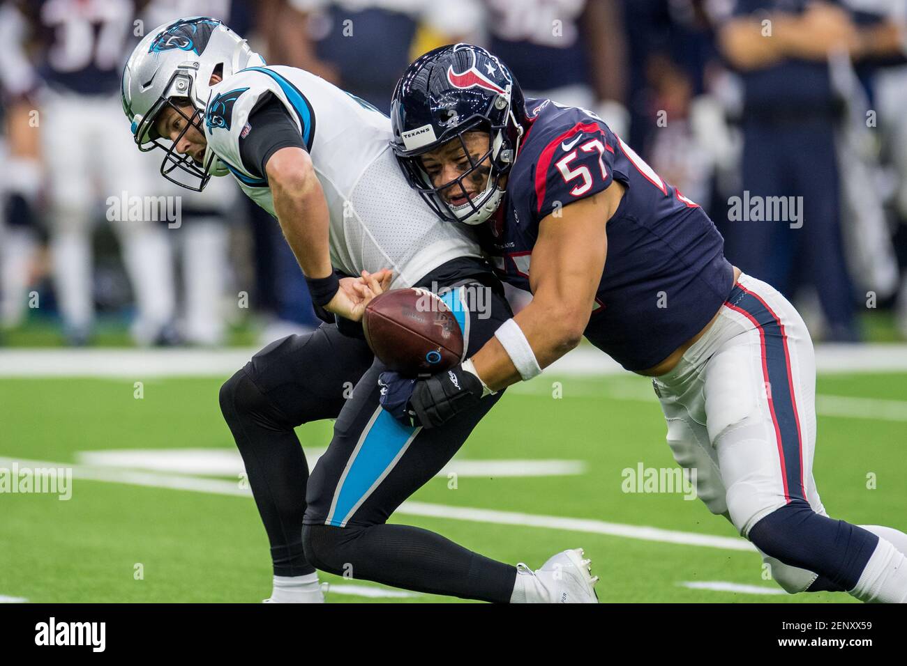 September 29, 2019: Houston Texans outside linebacker Brennan Scarlett ...