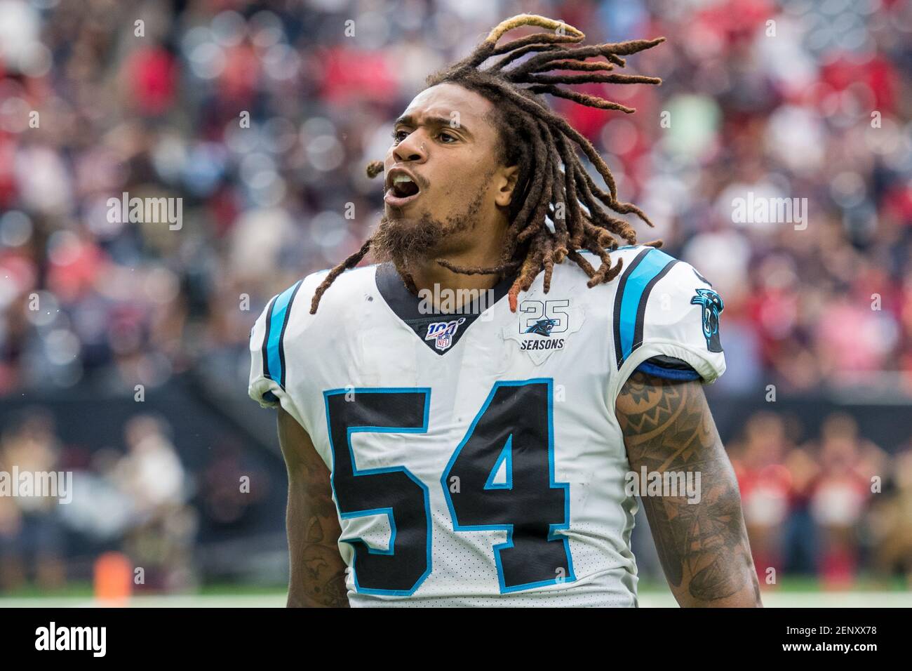 September 29, 2019: Carolina Panthers outside linebacker Shaq Thompson ...