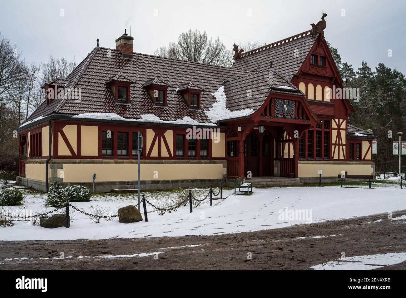 Joachimsthal Kaiserbahnhof (Royal railway station) - a railway station ...