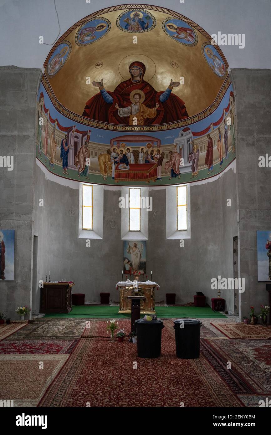 Interior of the St. Georg Monastery - is a Russian Orthodox monastery ...