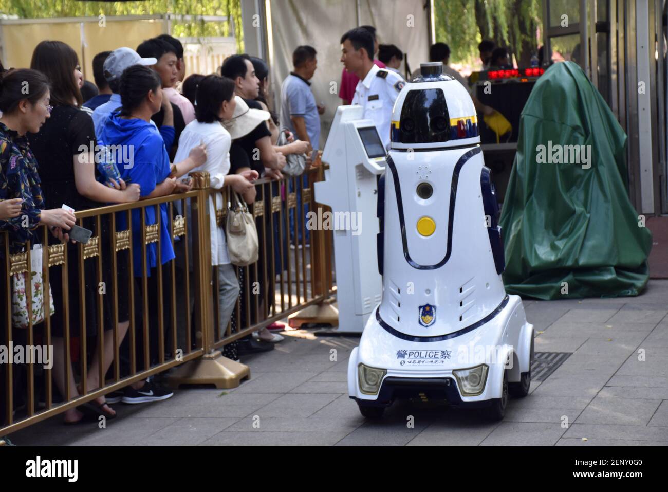 Beijing,CHINA-On September 29, 2019, in Tiananmen Square, Beijing, the ...