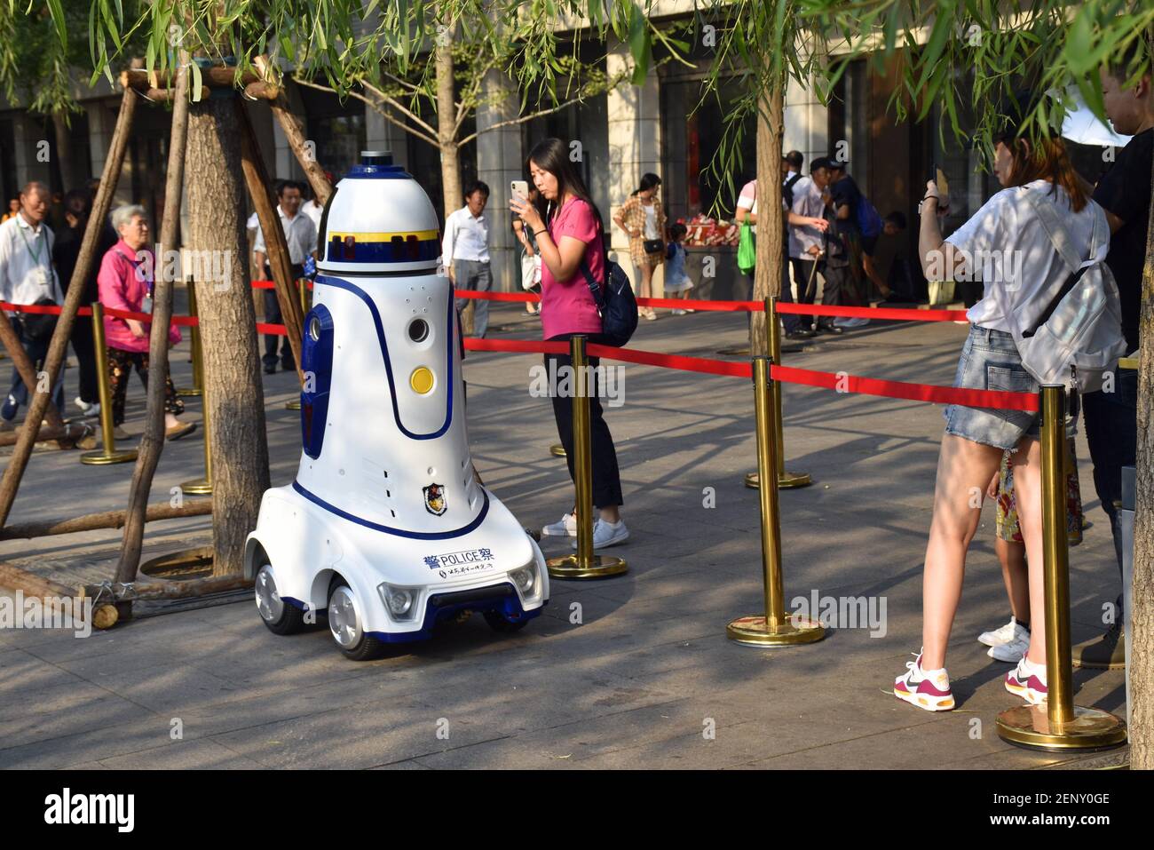 Beijing,CHINA-On September 29, 2019, in Tiananmen Square, Beijing, the ...