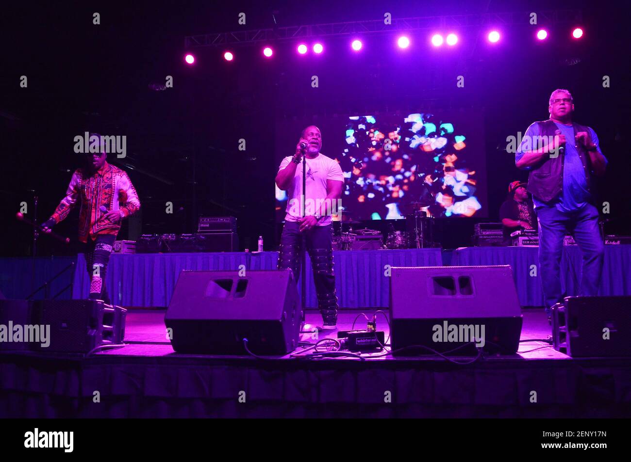 (L-R) The Sugarhill Gang - Hendogg, Master Gee and Wonder Mike ...