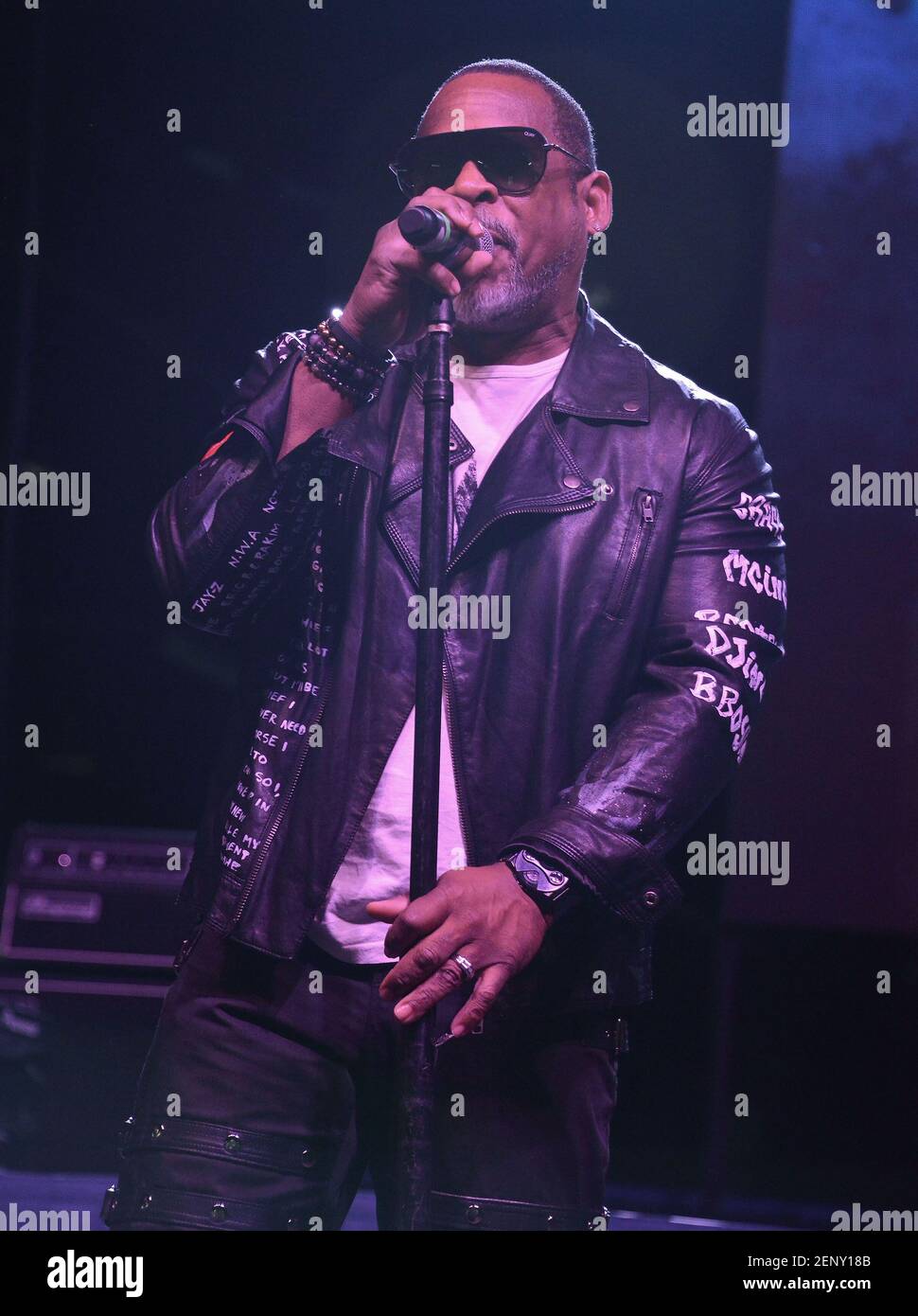 The Sugarhill Gang - Master Gee performing at NostalgiaCon - Day 2 held ...