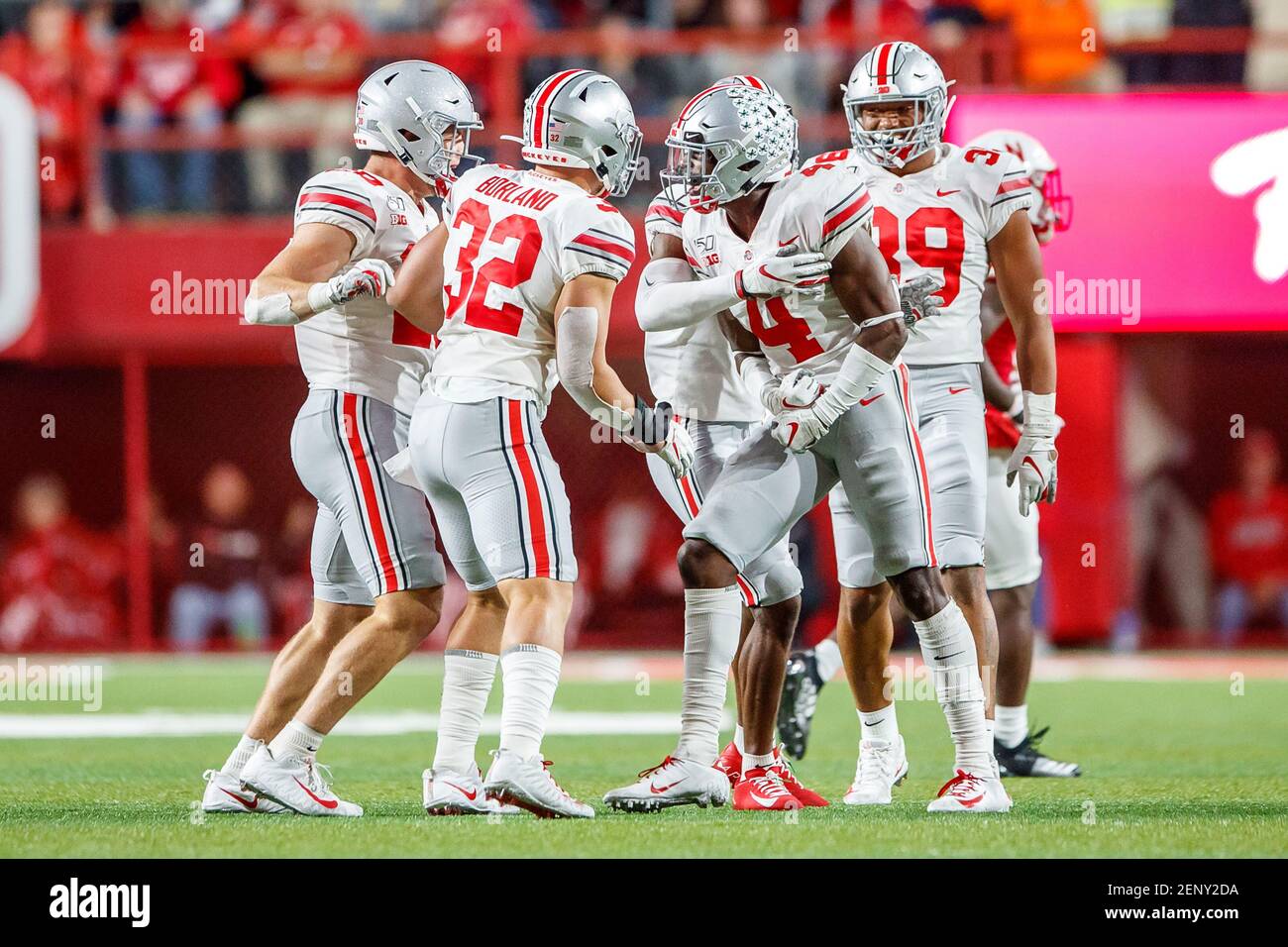 September 28, 2019 - Lincoln, NE. U.S. - Ohio State Buckeyes safety ...