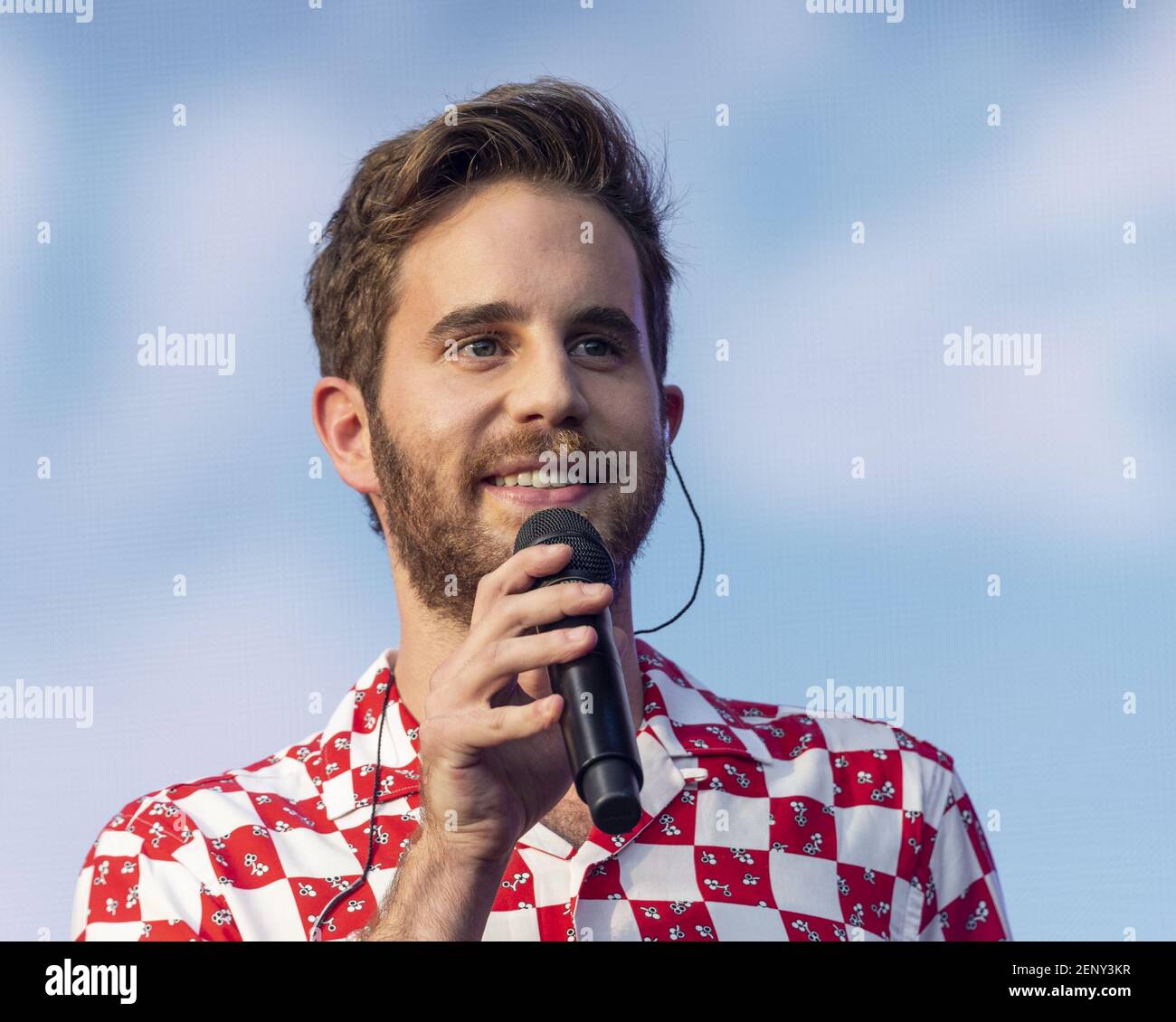 Ben Platt performs on stage during 2019 Global Citizen Festival at ...