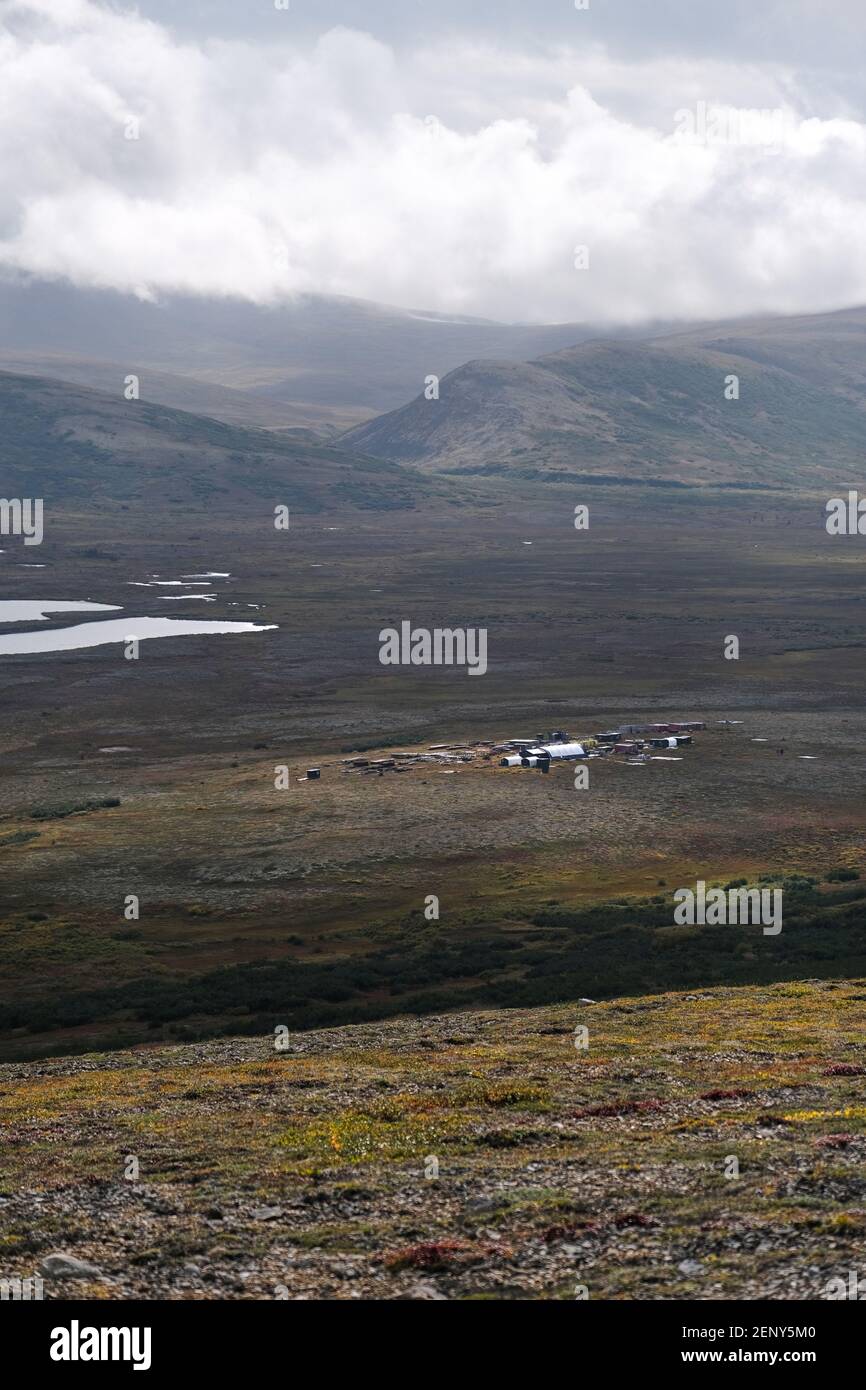 The Pebble Partnership exploration camp pictured on September 4, 2019 ...