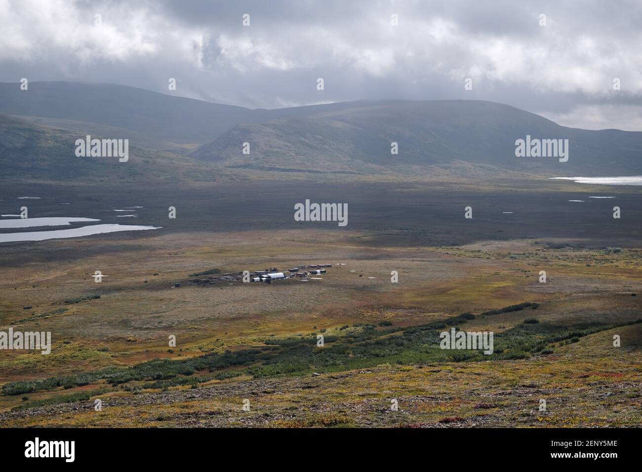 The Pebble Partnership exploration camp pictured on September 4, 2019 ...