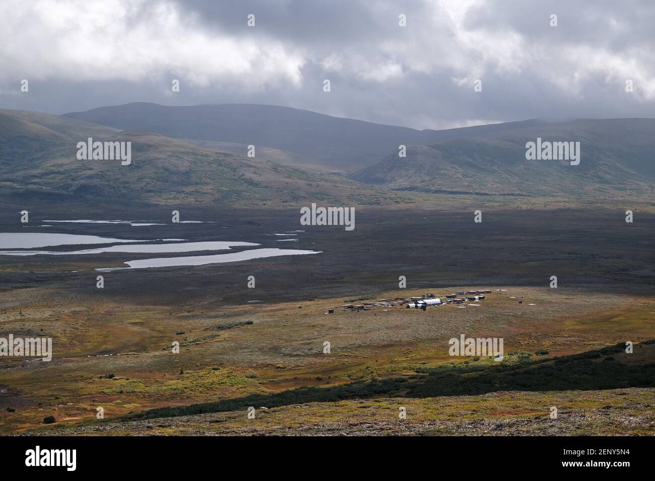 The Pebble Partnership exploration camp pictured on September 4, 2019 ...