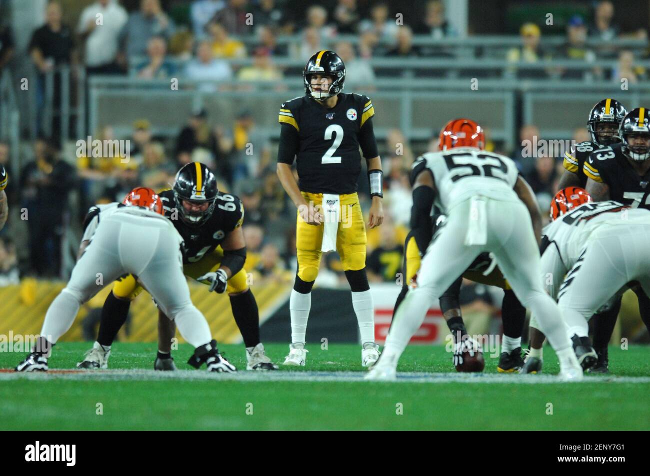 September 30th, 2019: Mason Rudolph #2 during the Pittsburgh Steelers ...