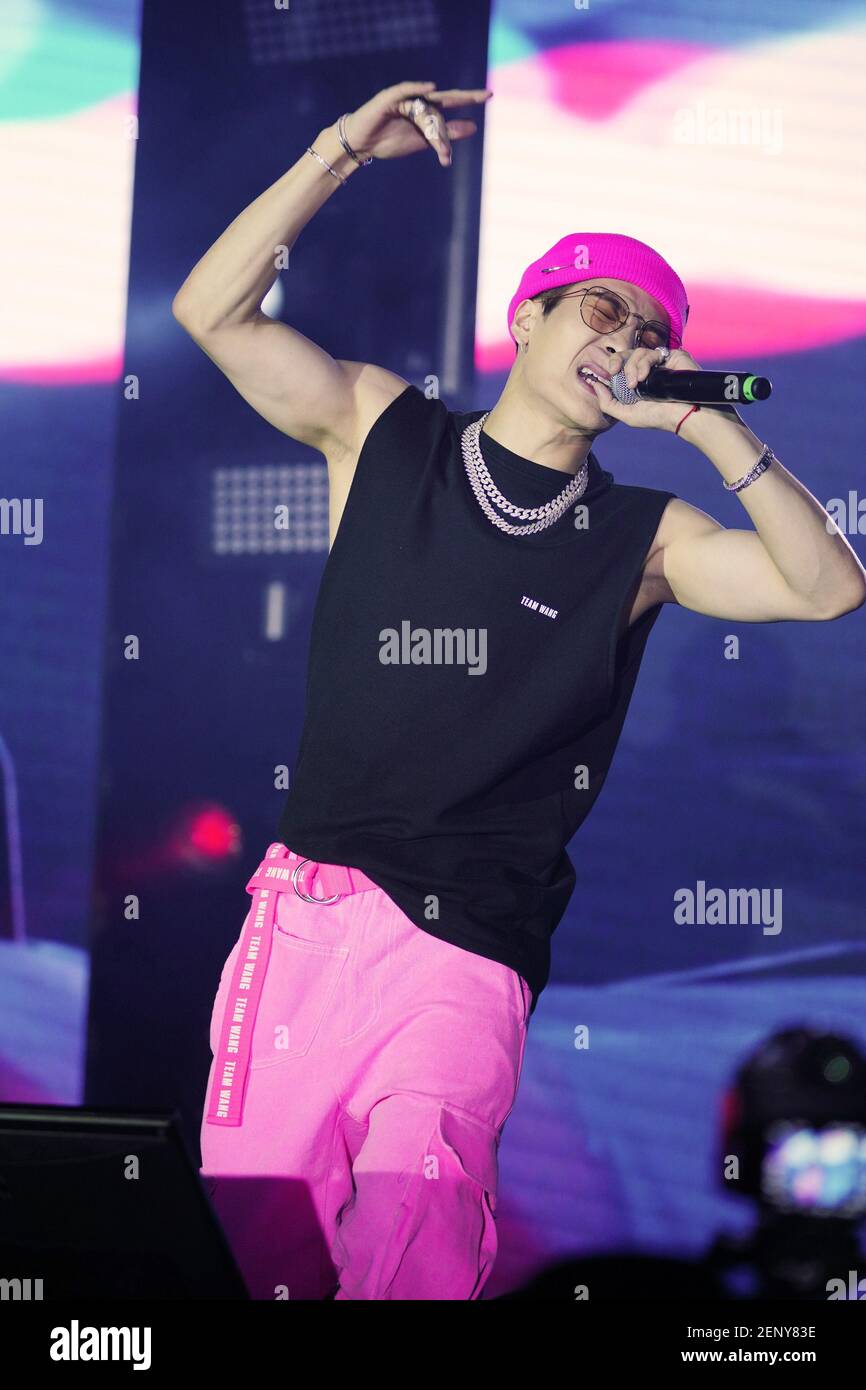 Hong Kong rapper, singer and dancer Jackson Wang sings and dances ...