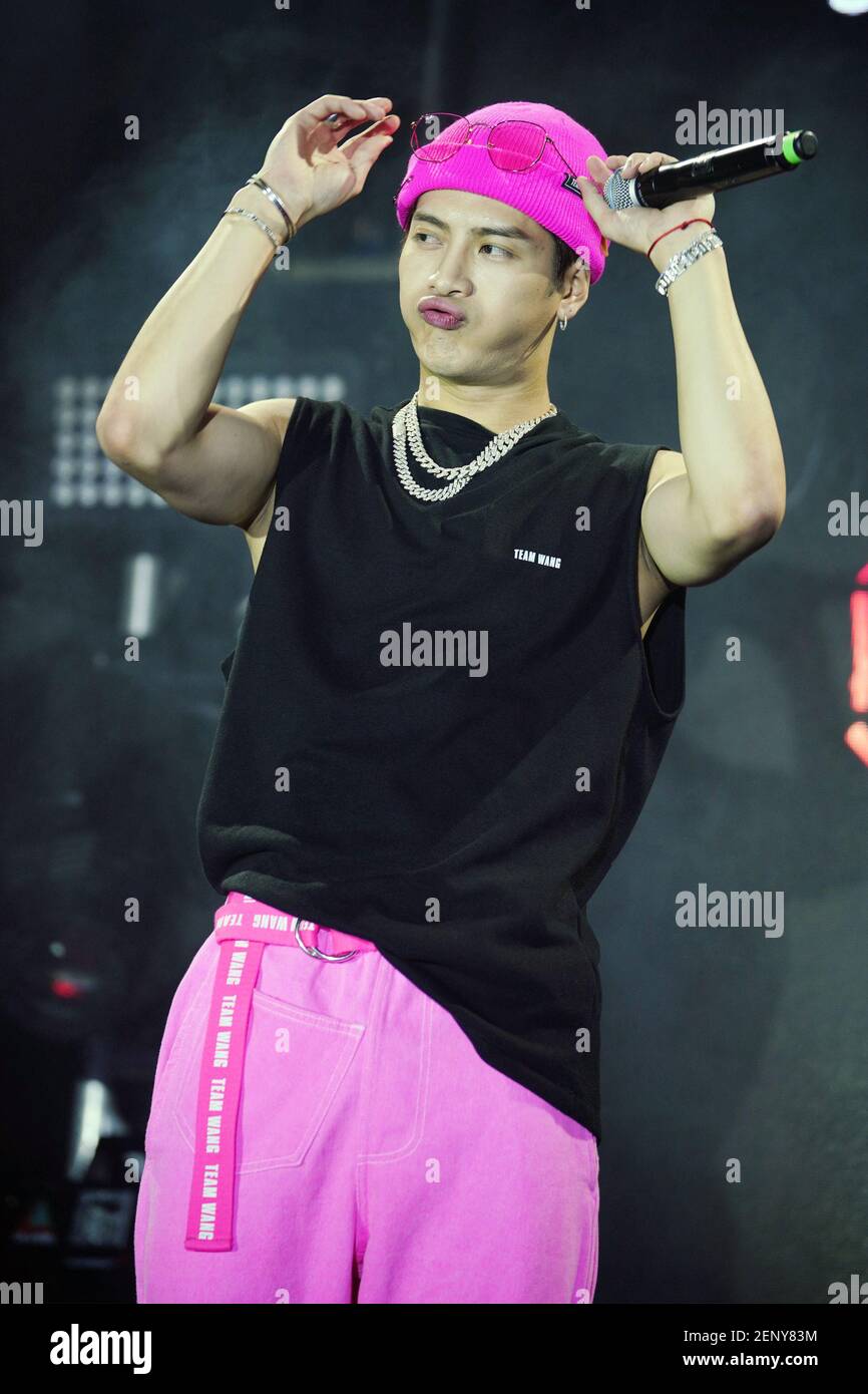 Hong Kong rapper, singer and dancer Jackson Wang sings and dances ...