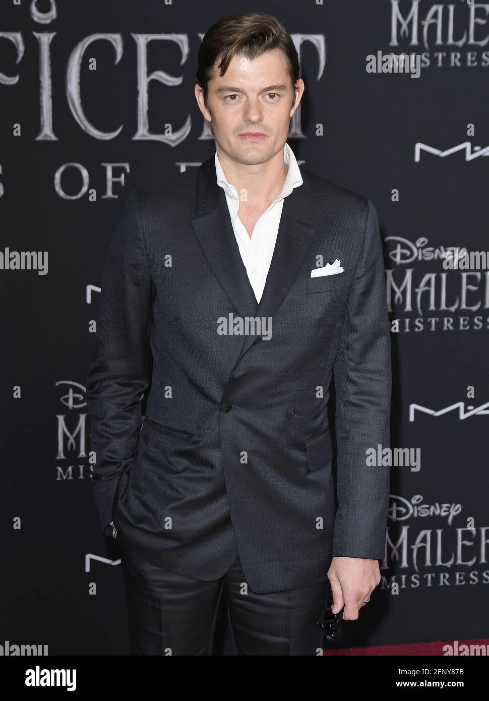 Sam Riley arrives at Disney’s MALEFICENT MISTRESS OF EVIL World ...