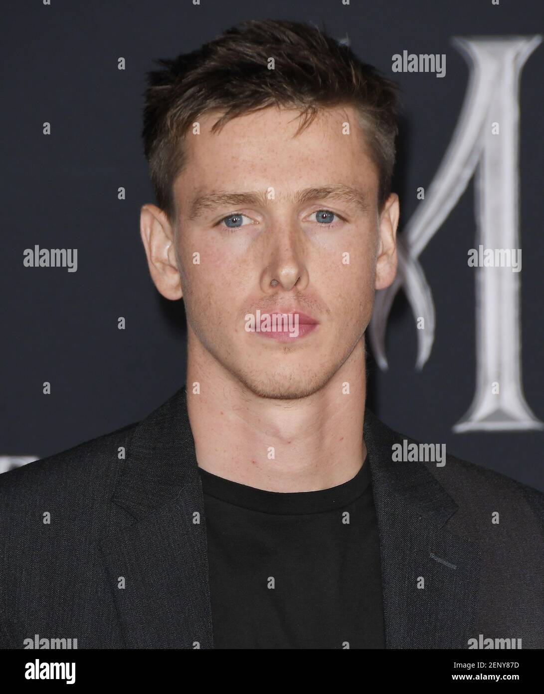 Harris Dickinson arrives at Disney’s MALEFICENT MISTRESS OF EVIL World ...