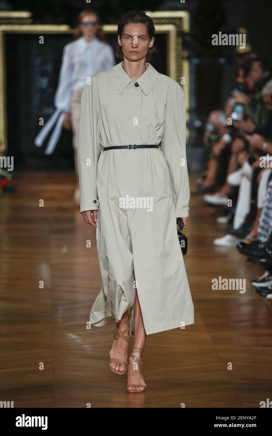 Model Karolin Wolter walking on the runway during the Stella McCartney ...