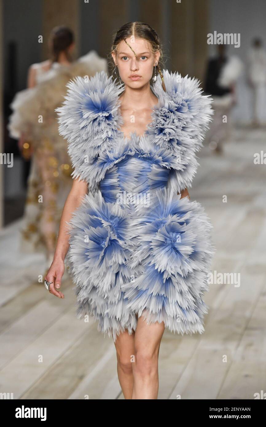 Alexander Mcqueen Feather Dress