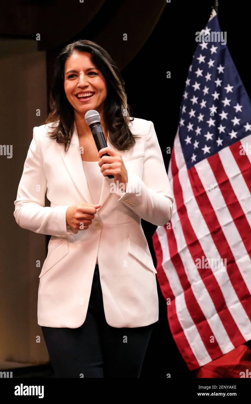 Democratic Presidential Candidate and Hawaii Congresswoman Tulsi ...