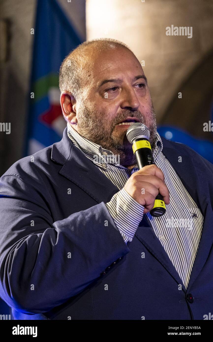 the Lega party organized the regional conference for the Marche region ...