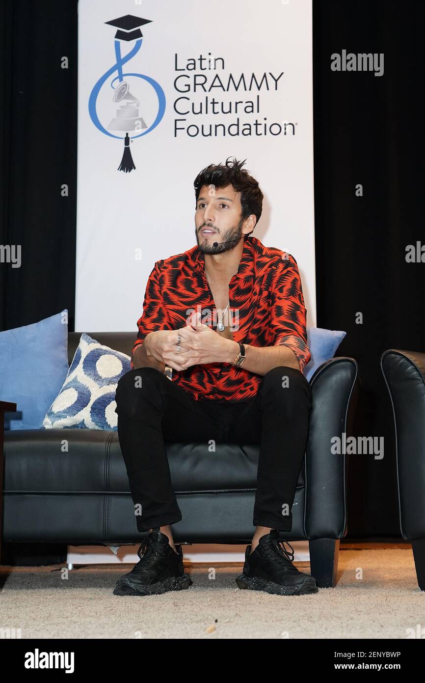 MIAMI, FL - OCT 1: Sebastian Yatra is seen during the Latin Grammy In ...