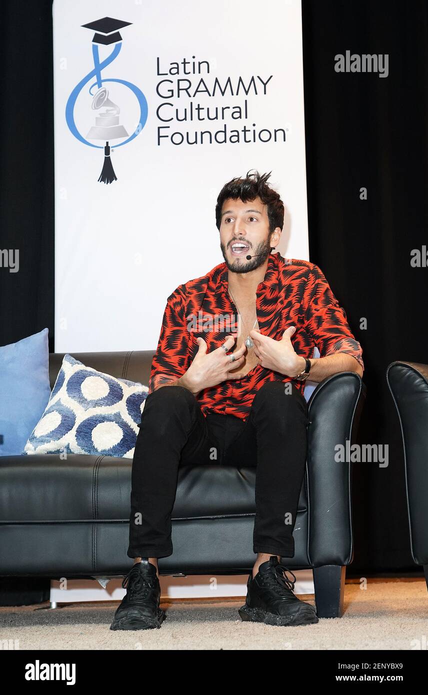 MIAMI, FL - OCT 1: Sebastian Yatra is seen during the Latin Grammy In ...