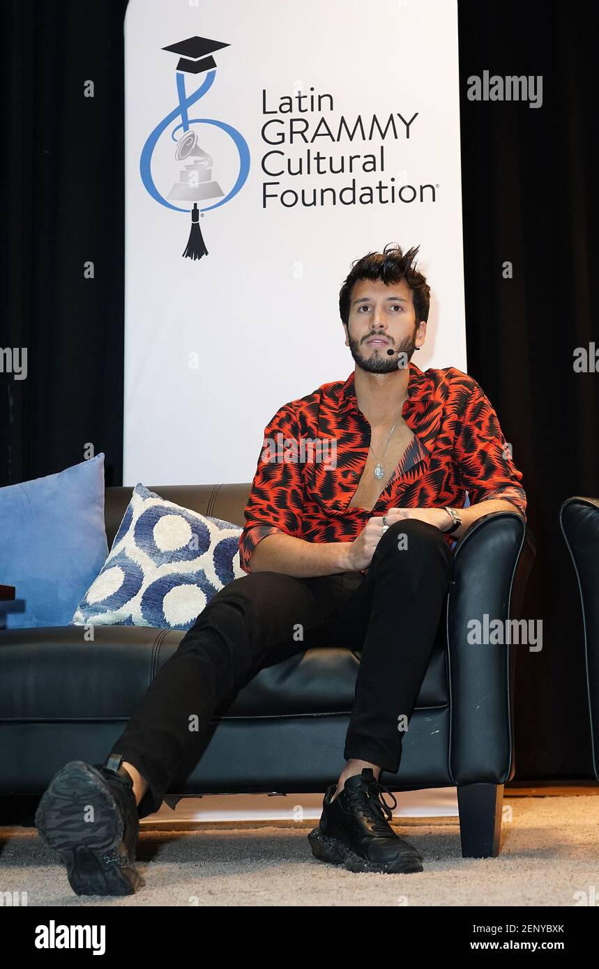 MIAMI, FL - OCT 1: Sebastian Yatra is seen during the Latin Grammy In ...