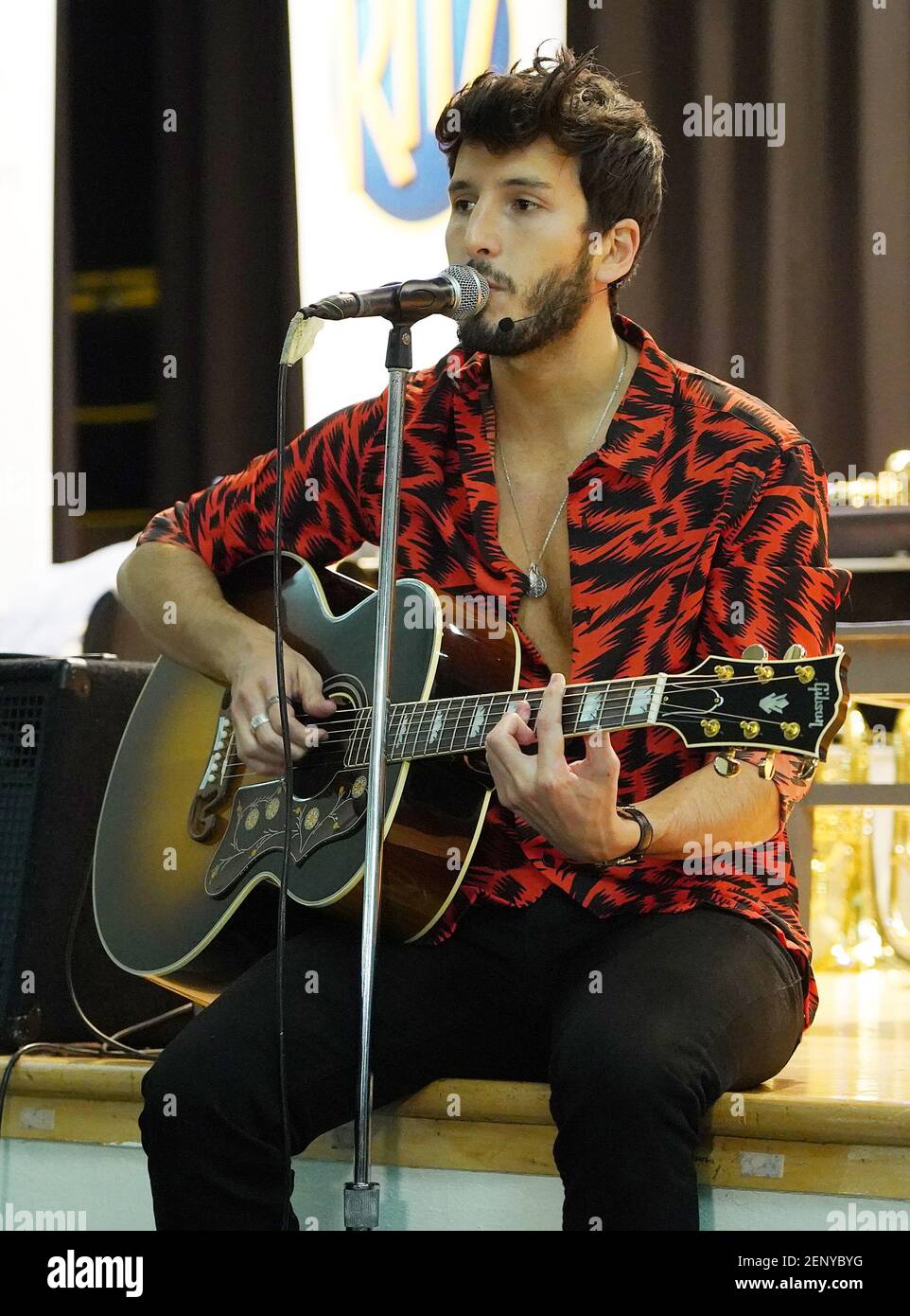 MIAMI, FL - OCT 1: Sebastian Yatra is seen during the Latin Grammy In ...