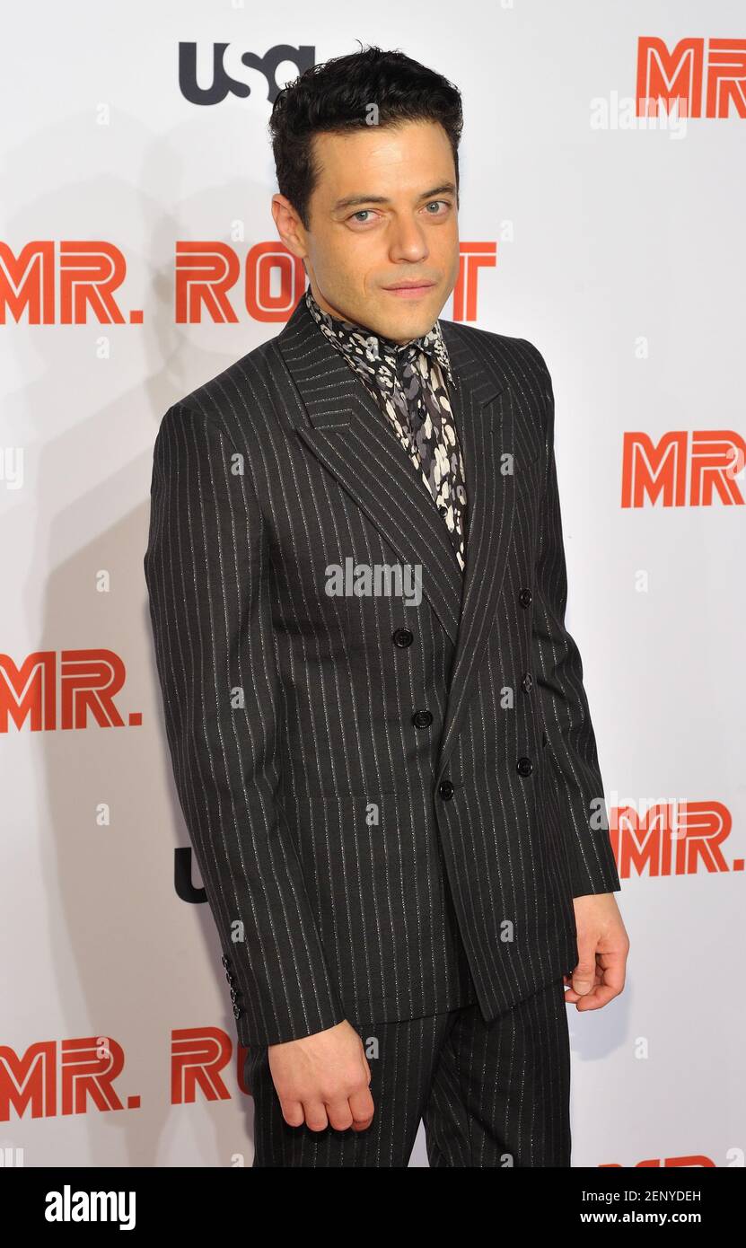 Actor Rami Malek attends the sesaon four premiere of USA's Mr. Robot at ...