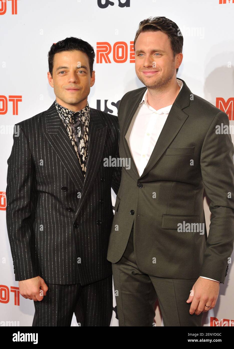 L-R: Actors Rami Malek and Martin Wallstrom attend the sesaon four ...