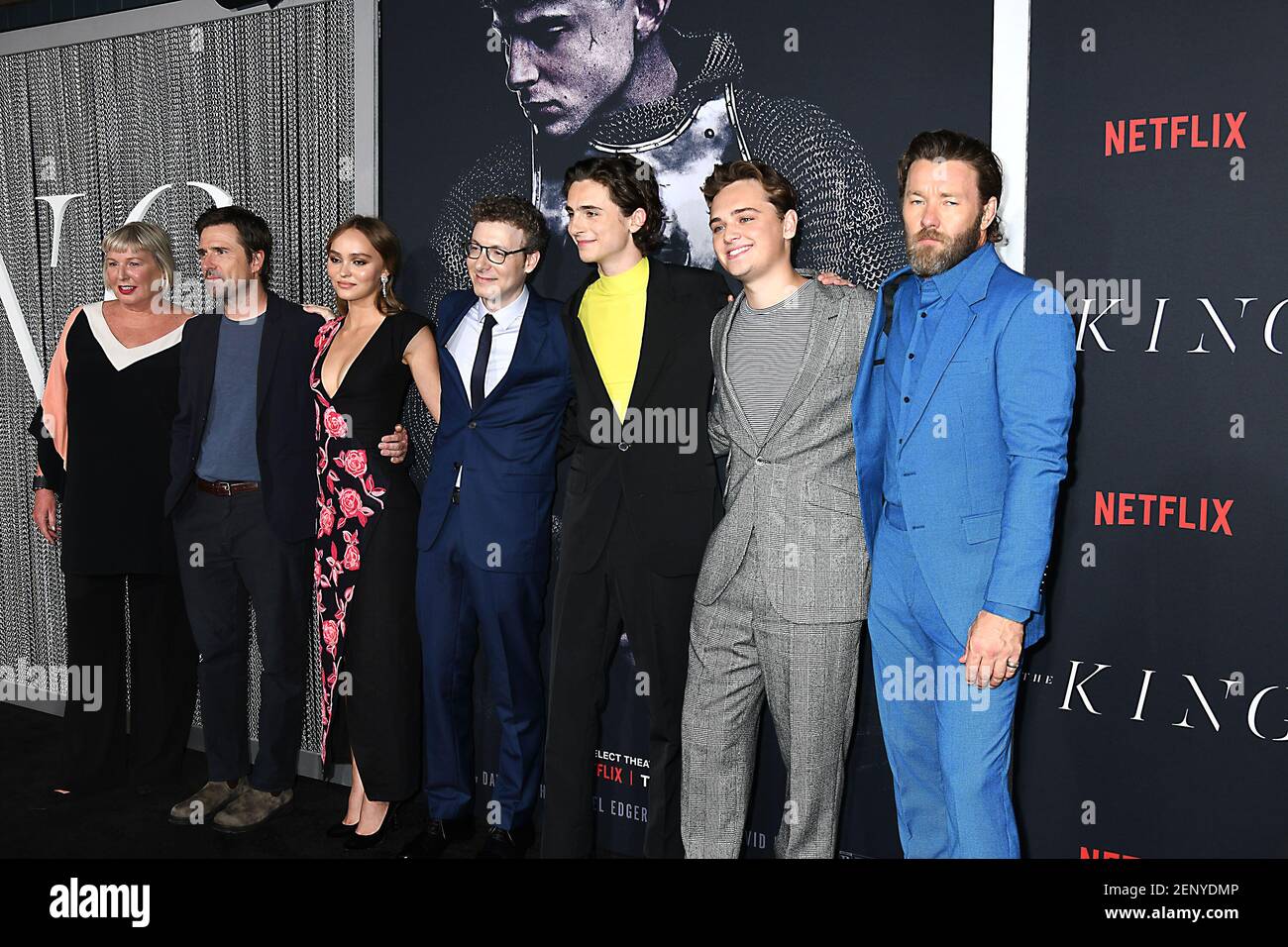 cast and producers, Liz Watts, David Michod, Lily-Rose Depp, Nicholas ...