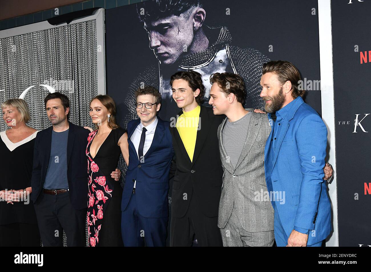 cast and producers, Liz Watts, David Michod, Lily-Rose Depp, Nicholas ...