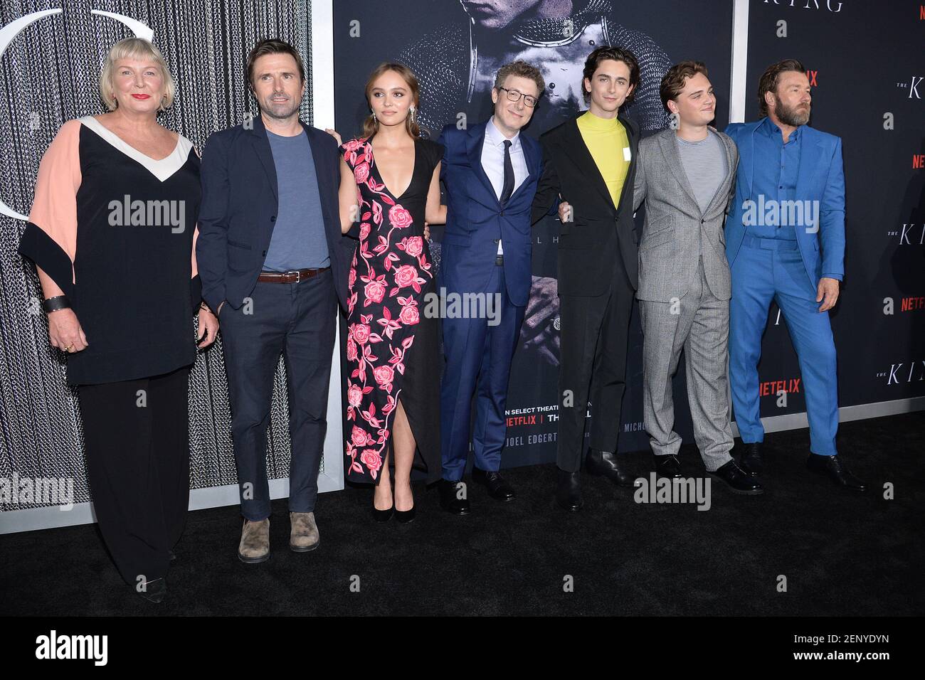 (L-R) Producer Liz Watts, Director David Michod, Lily- Rose Depp ...