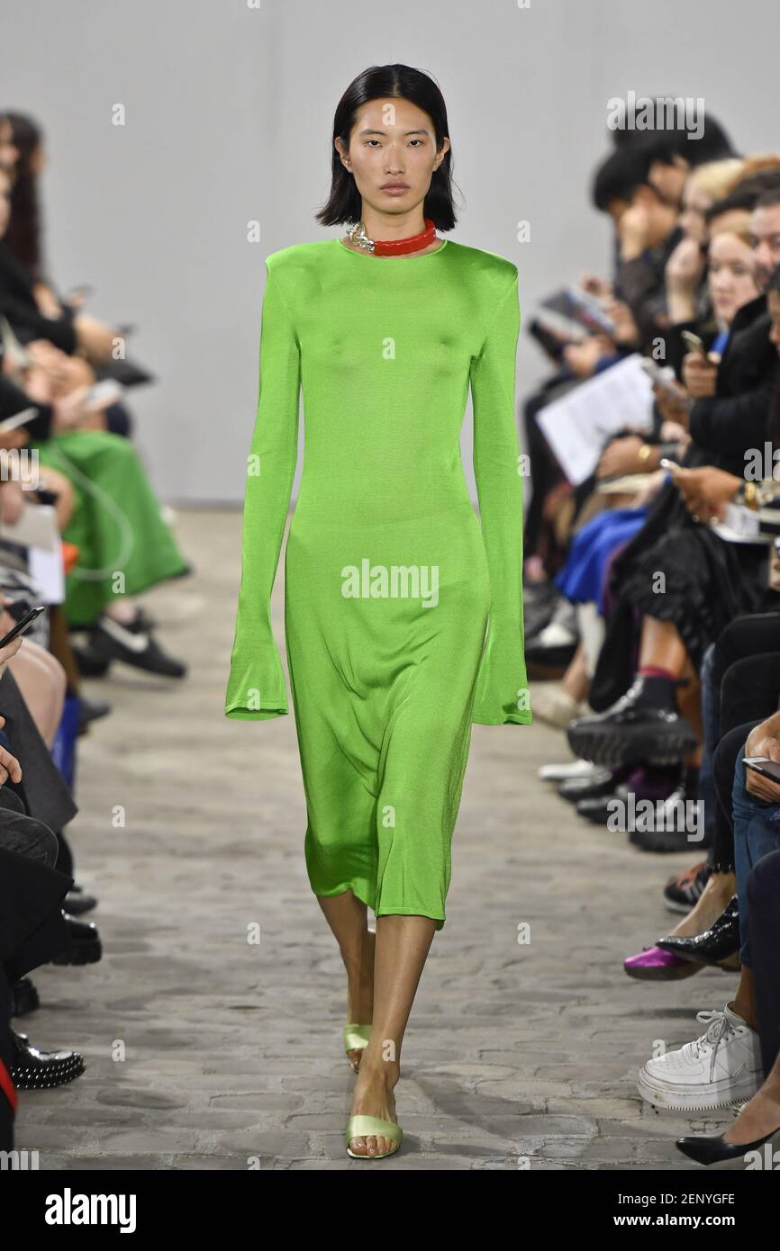 Model Nuri Son walking on the runway during the Kwaidan Editions Ready ...