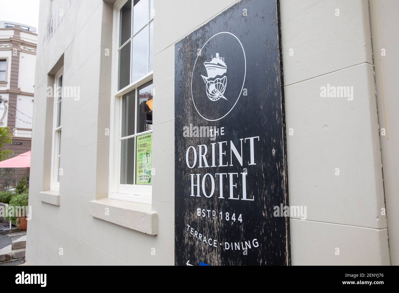 Orient Hotel and bar in The Rocks area of Sydney at Circular Quay ...
