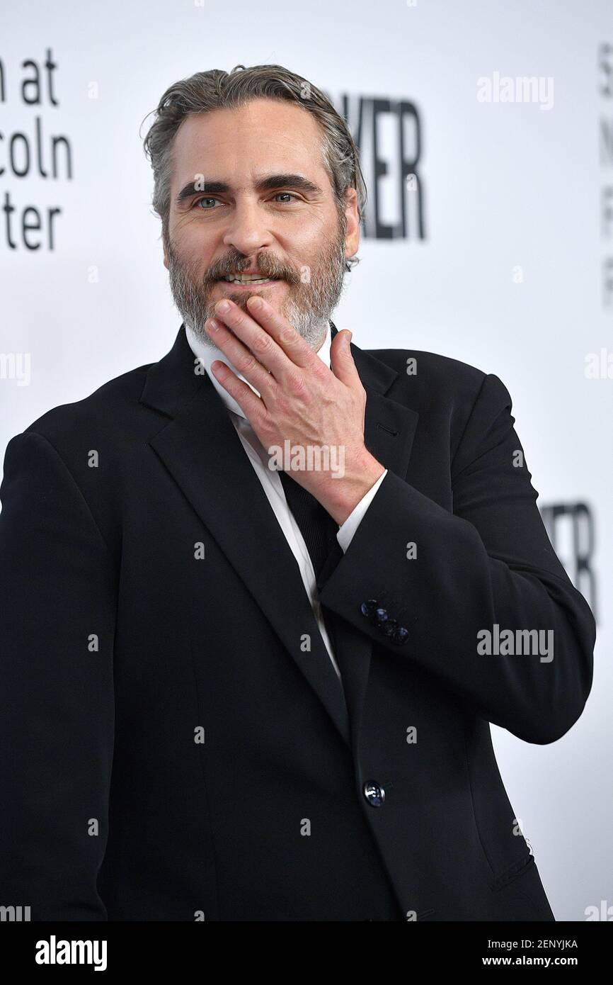Actor Joaquin Phoenix attends the “Joker” Premiere at the 57th New York ...