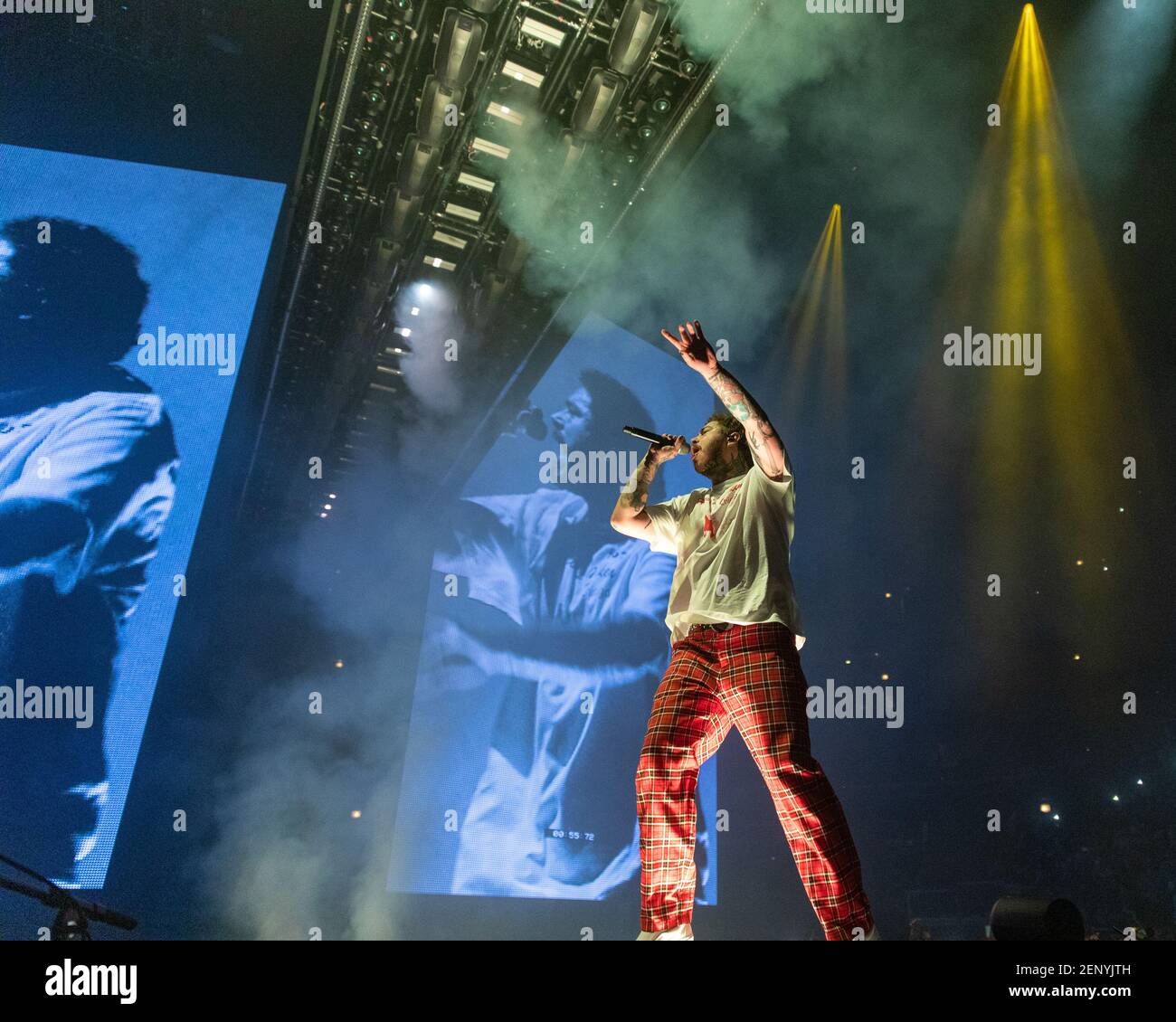 Post Malone (Austin Richard Post) during the Runaway Tour at United ...
