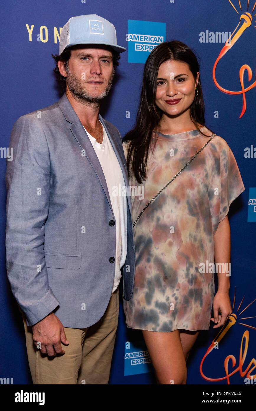 Actors Steven Pasquale and wife Phillipa Soo attend the opening night ...