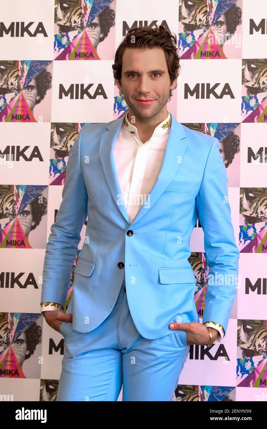 The singer Mika presented his new album "My name is Michael Holbrook ...