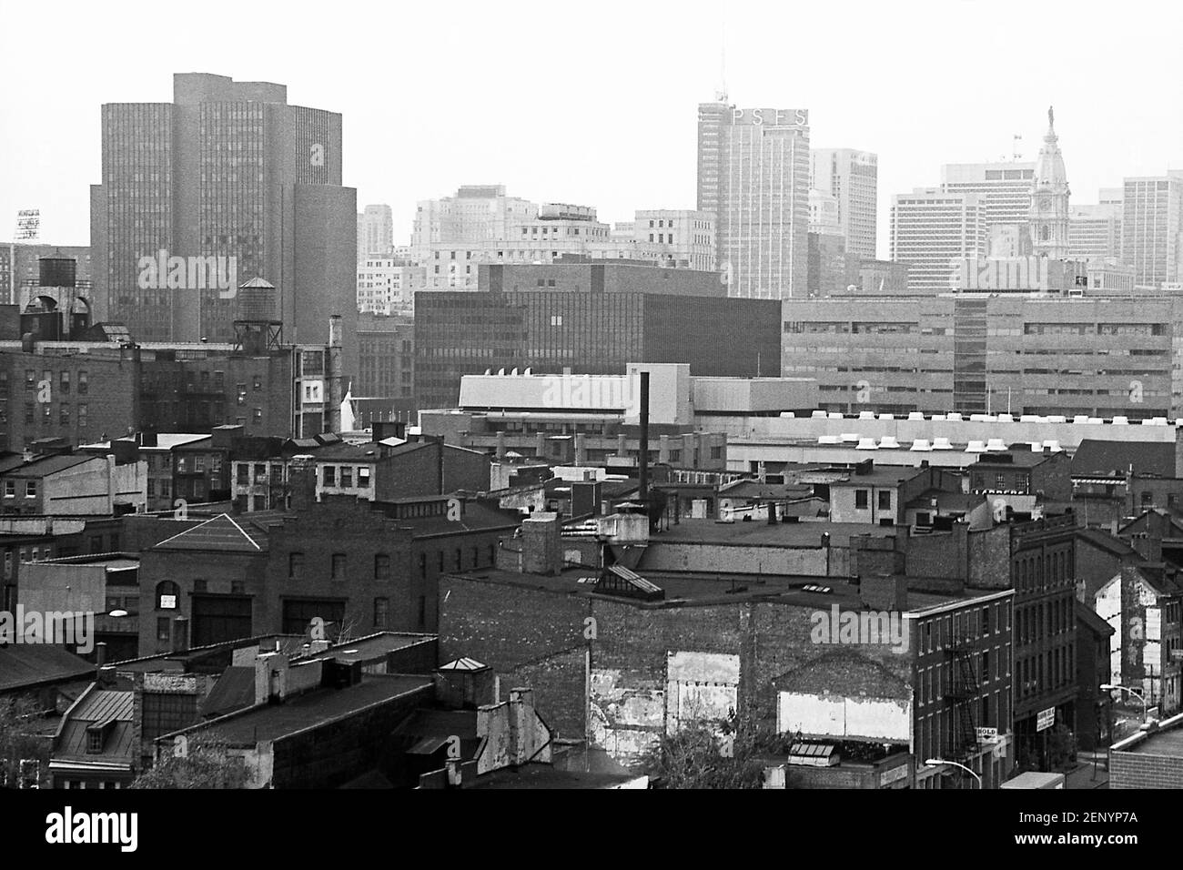 Urban landscape, Philadelphia, USA, 1976 Stock Photo - Alamy